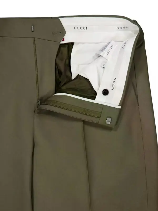 Gucci Gabardine Wool Trousers