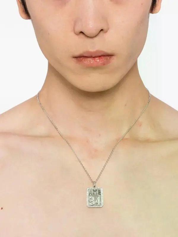 AMBUSH Logo-plaque Necklace