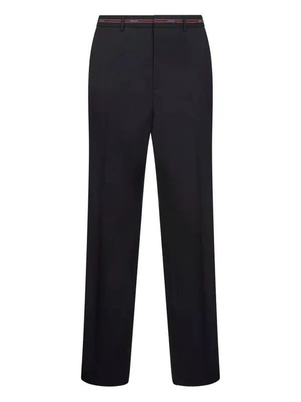 Gucci Belted Wool Trousers