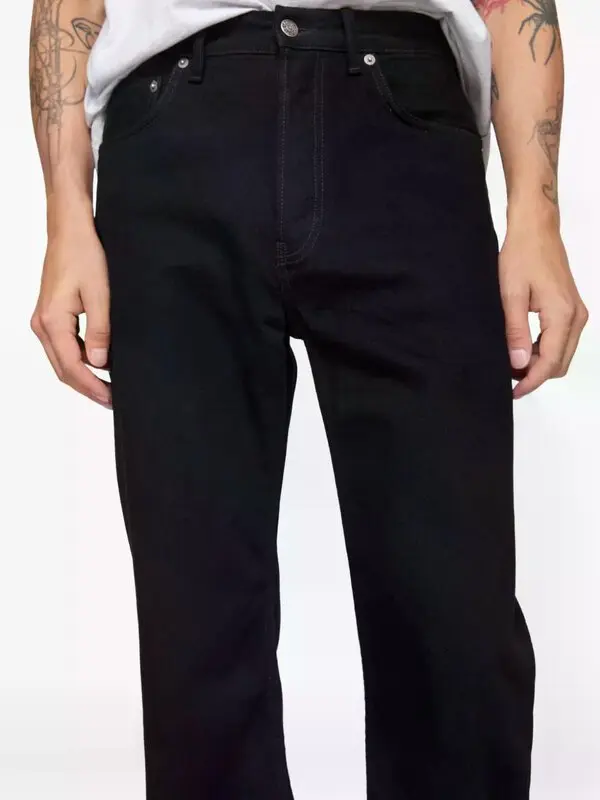 Acne Studios Denim With Leather Patch