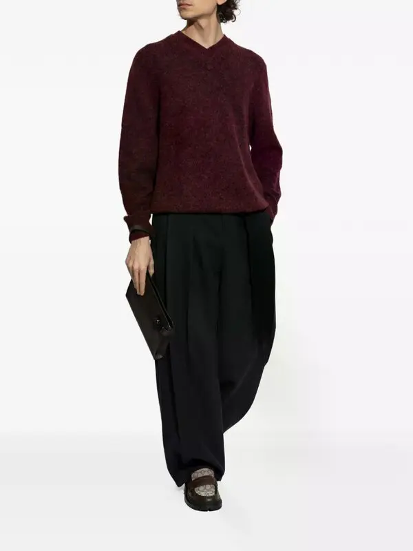 SAMSOE SAMSOE Safloyd V-neck Knitted Sweater
