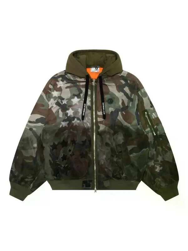 AAPE BY *A BATHING APE® Zip-up Hooded Jacket