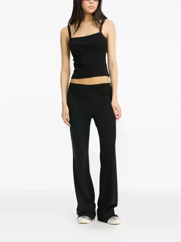 ROTATE BY BIRGER CHRISTENSEN Pointelle Knit Trousers