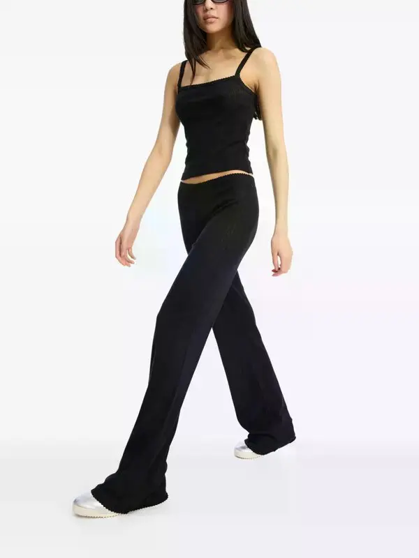 ROTATE BY BIRGER CHRISTENSEN Pointelle Knit Trousers