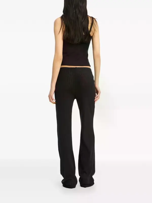 ROTATE BY BIRGER CHRISTENSEN Pointelle Knit Trousers