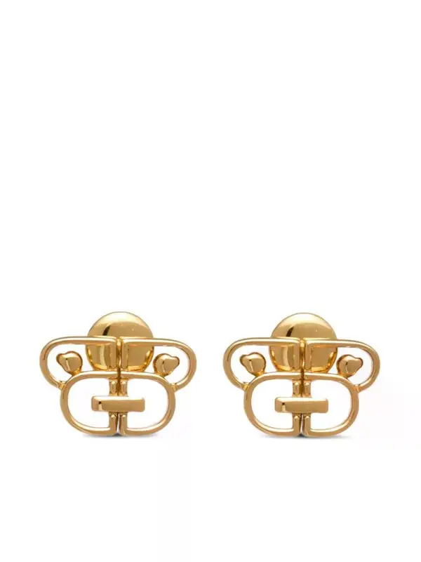 A BATHING APE Logo Stud Earrings - Gold