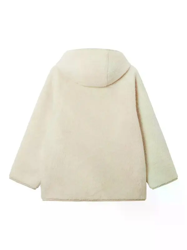 B+AB Patch-pocket Hooded Coat - Neutrals