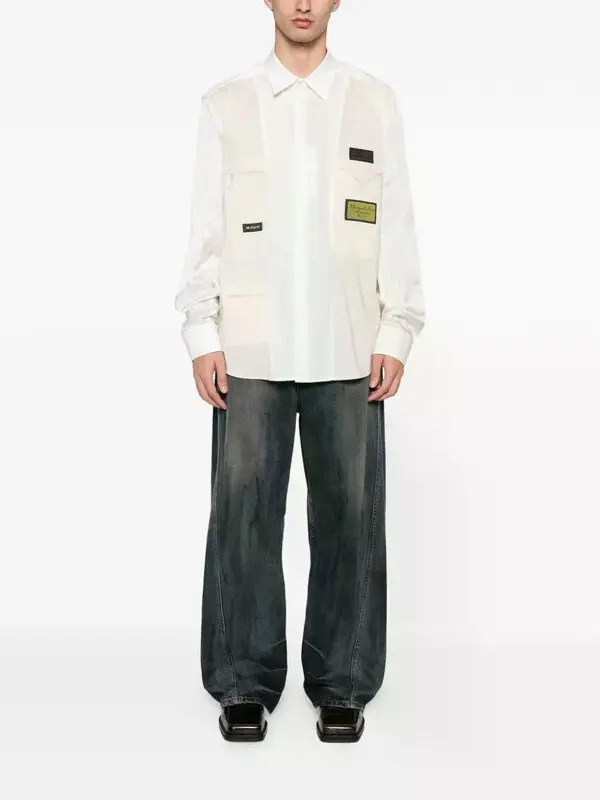 MAISON MARGIELA Logo-patch Shirt
