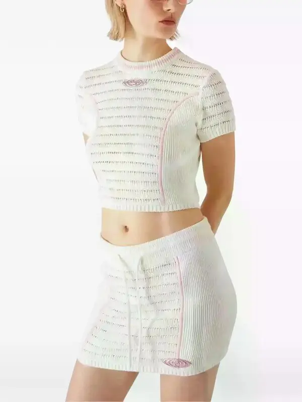 Casablanca Trim Knit Top