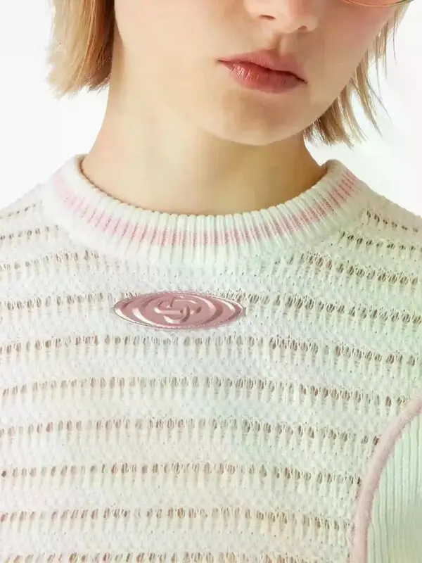 Casablanca Trim Knit Top