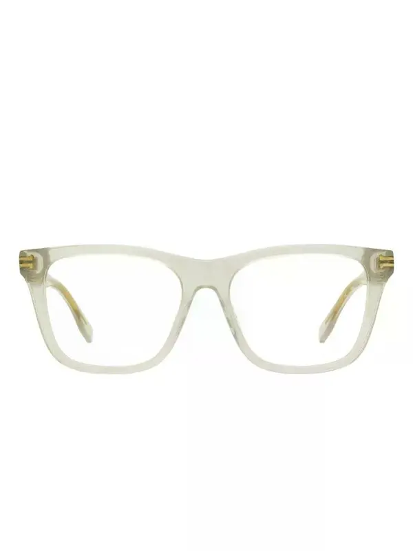 Marc Jacobs Wayfarer-logo Glasses - Neutrals