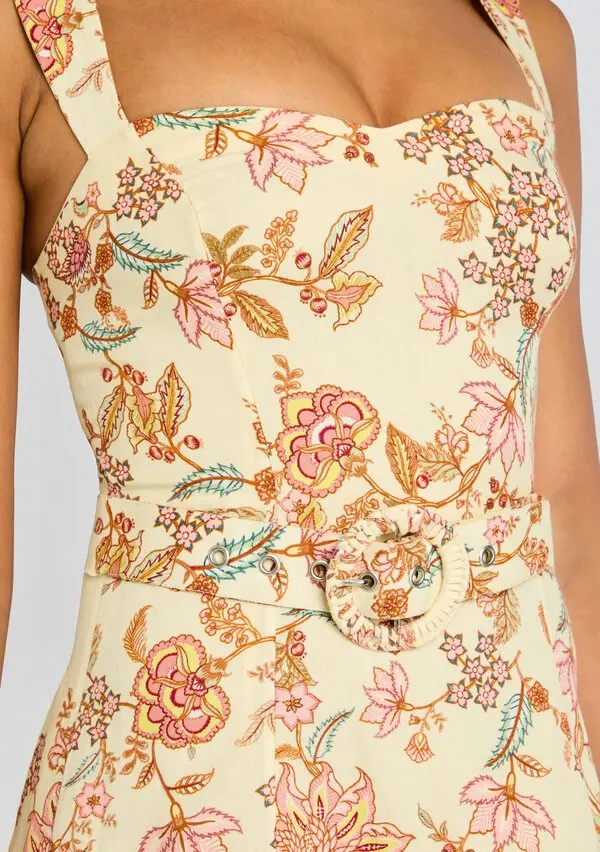 Hemant & Nandita Riah Midi Dress - Ivory