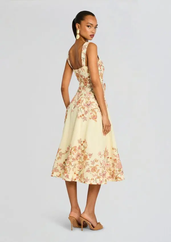 Hemant & Nandita Riah Midi Dress - Ivory