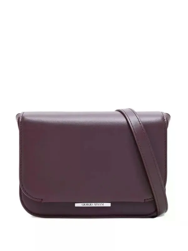 Giorgio Armani Small 10 Corso Como Push-lock Shoulder Bag - Red