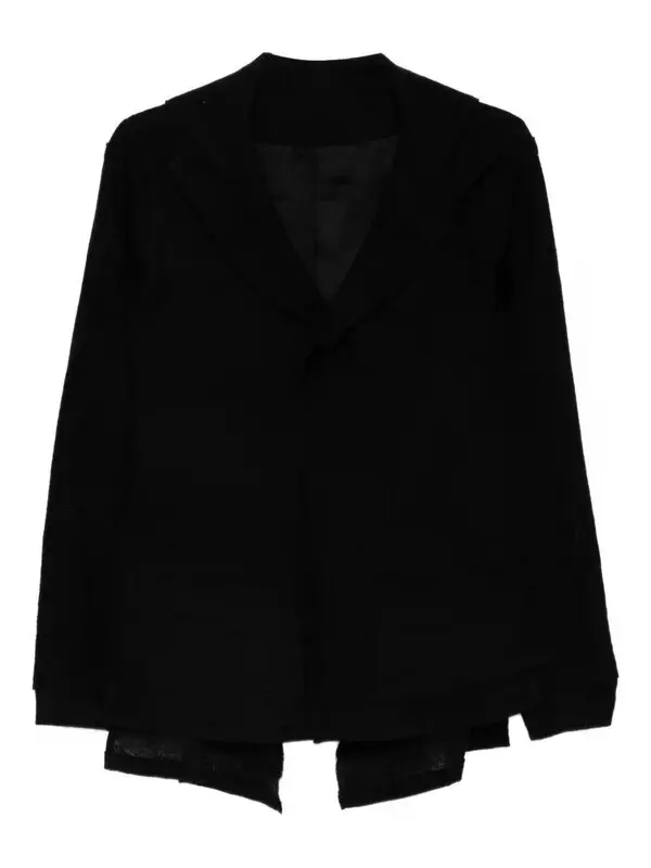 LIMI FEU Yohji Yamamoto Wool Gauze Layered Blazer
