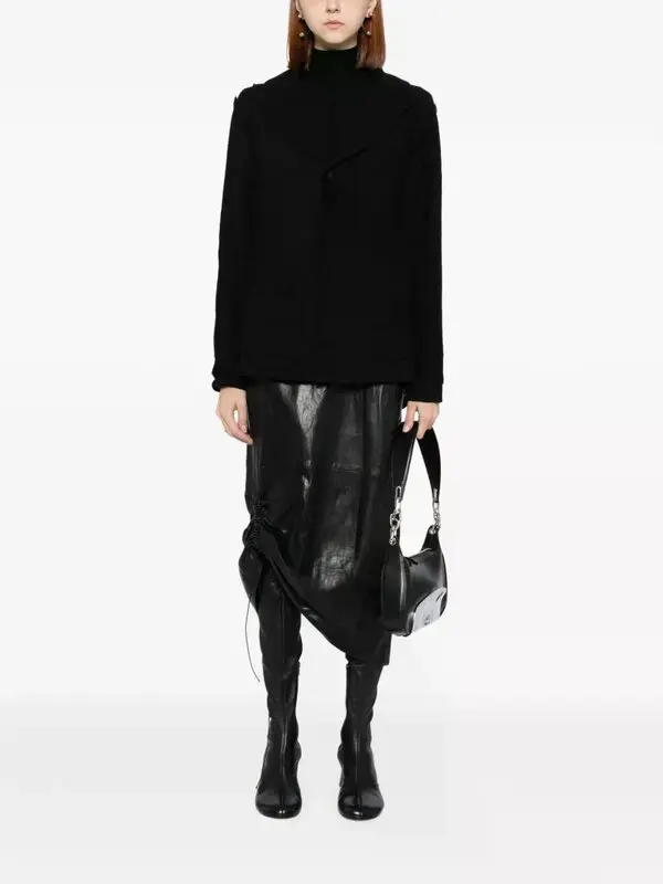 LIMI FEU Yohji Yamamoto Wool Gauze Layered Blazer