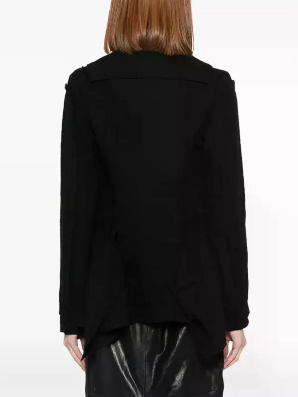LIMI FEU Yohji Yamamoto Wool Gauze Layered Blazer