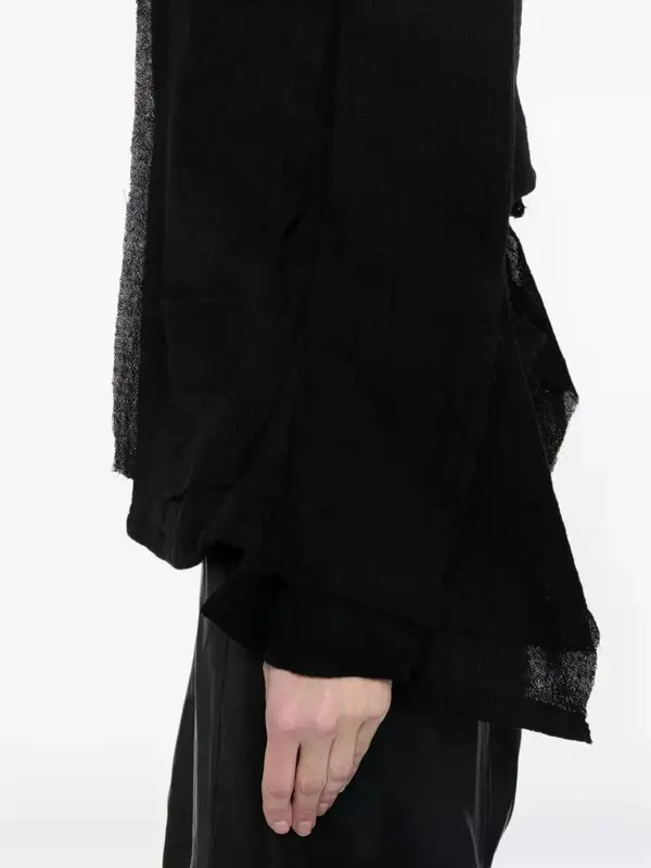 LIMI FEU Yohji Yamamoto Wool Gauze Layered Blazer