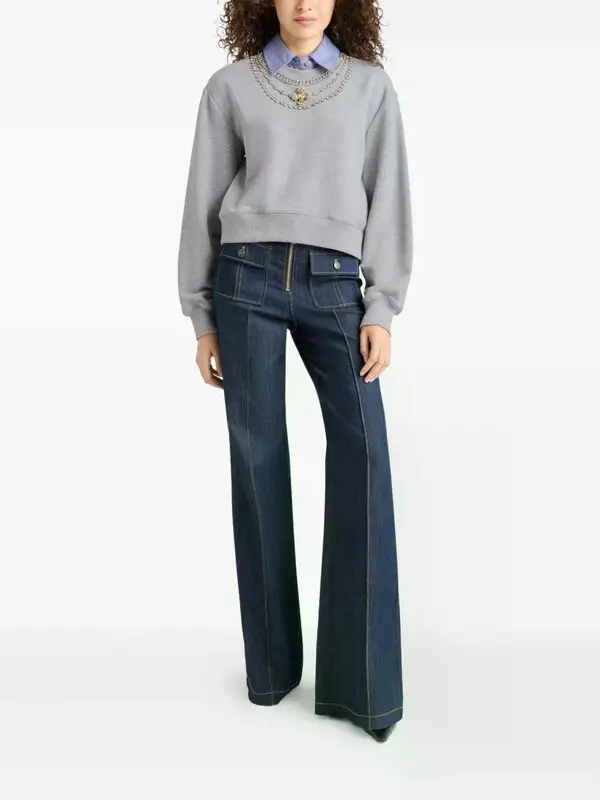 Cinq À Sept Lavina Striped Sweatshirt