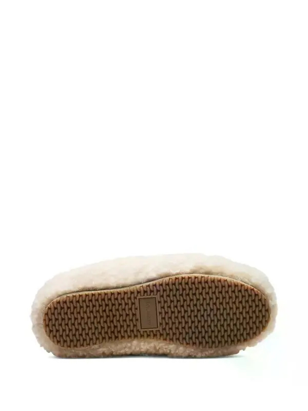 Axel Arigato Snail Shearling Mules - Neutrals