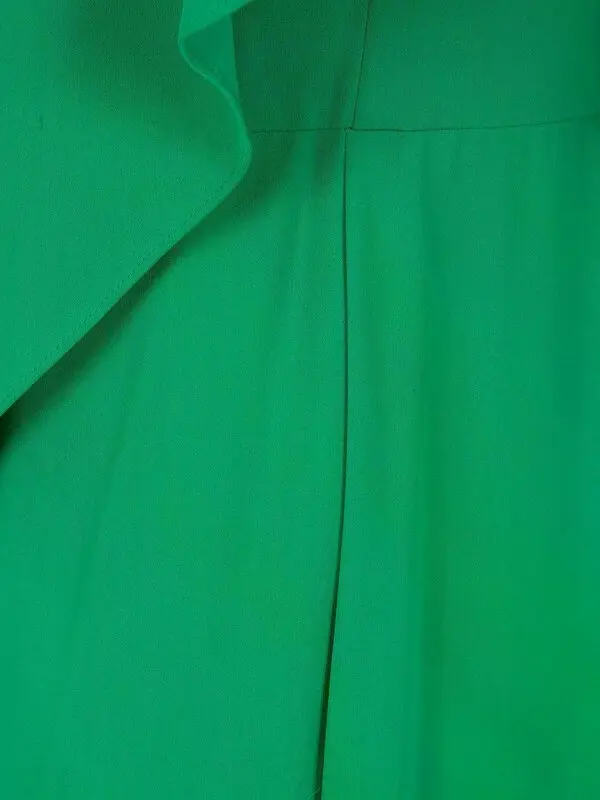 Ralph Lauren Georgette Cape One-shoulder Jumpsuit - Green