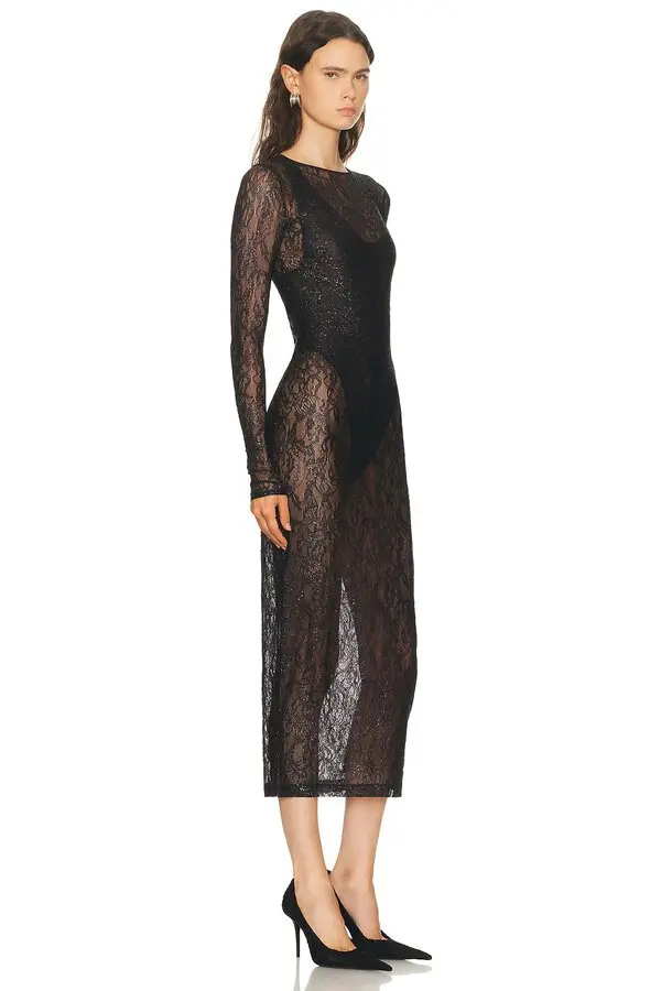 Wardrobe.NYC Lace Midi Dress