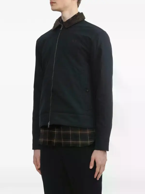 Fred Perry Corduroy-collar Jacket - Blue