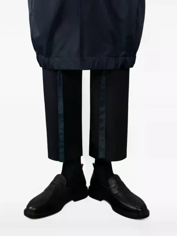 Thom Browne Drawstring-hood Windbreaker Coat