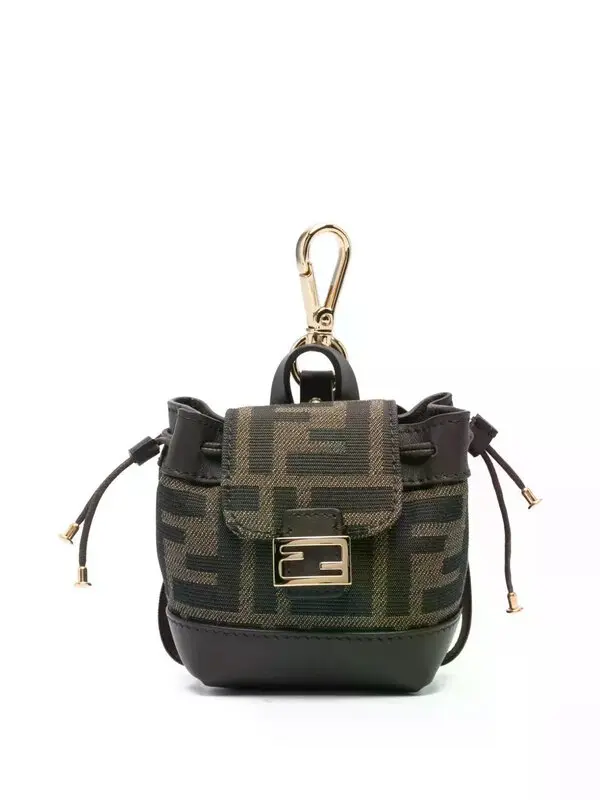 Fendi Nano Patterned Backpack Charm