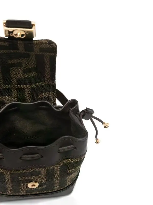 Fendi Nano Patterned Backpack Charm