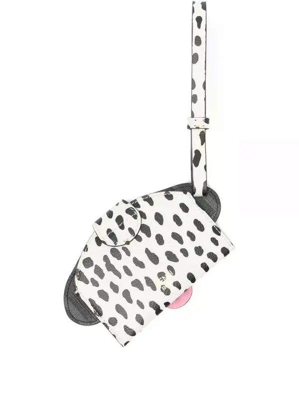 Fendi Best Friends Forever Dog-head Strap Card Case