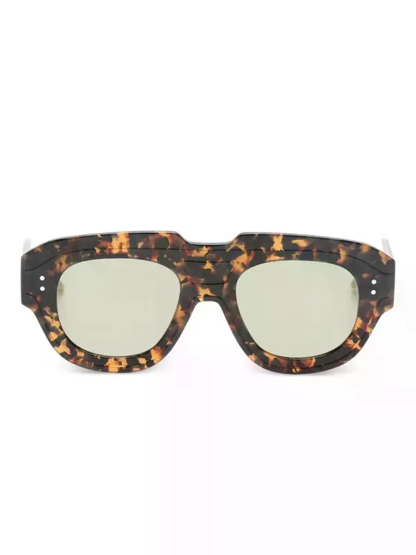 Thom Browne Geometric Sunglasses - Brown
