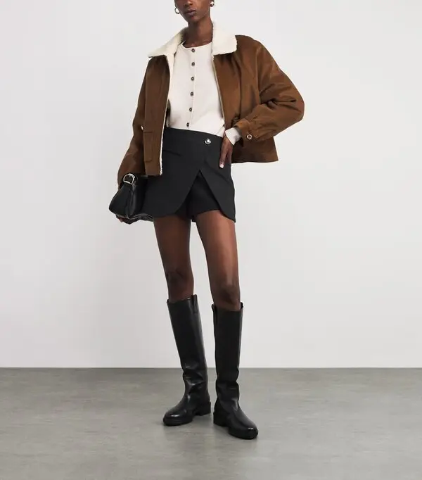 Maje Asymmetric Tailored Skort
