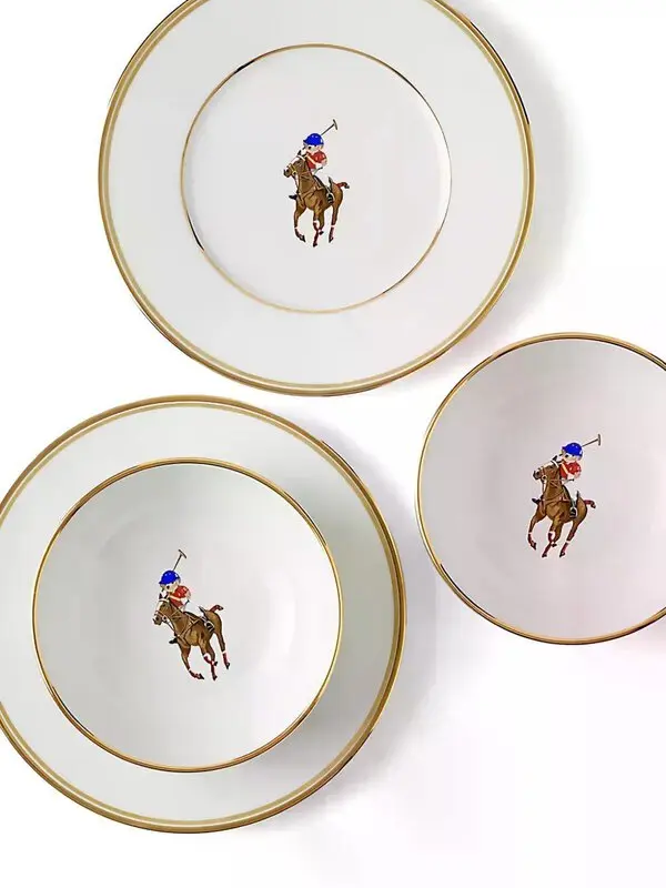 Ralph Lauren Polo Bear Plate And Bowl Set
