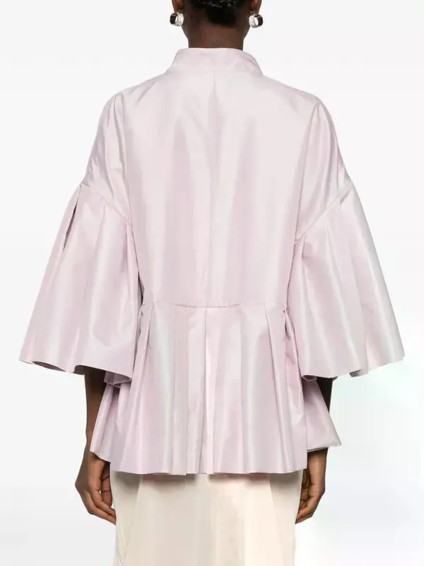 PARLOR Flounce-hem Jacket - Pink