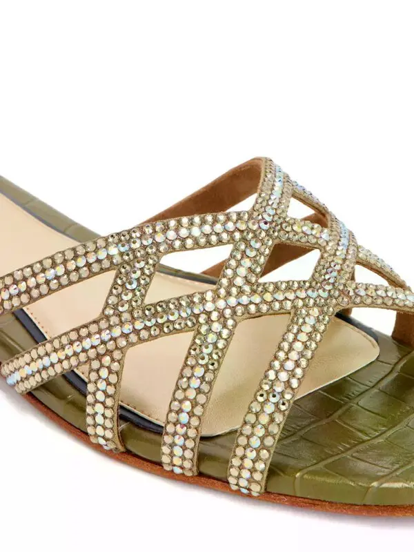 NICOLI Zuri Embellished-strap Sandals