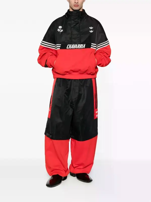 Adidas X Willy Chavarria Contrasted Track Pants - Black