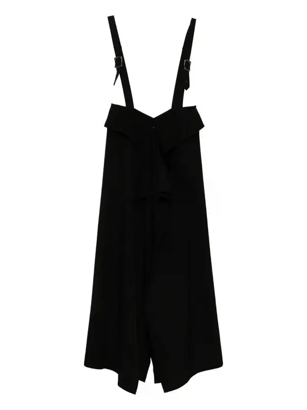 Yohji Yamamoto Draped Detailing Dress