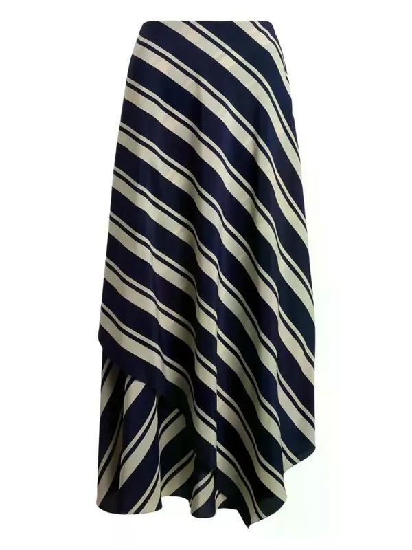 Ralph Lauren Striped Handkerchief Tilda Skirt