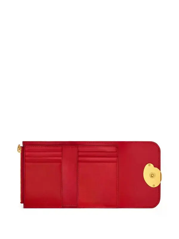 Oscar De La Renta O-detailed Trifold Wallet - Red
