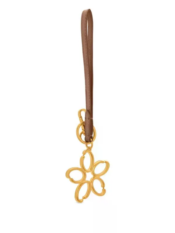 Oscar De La Renta Flower Pendant Keyring