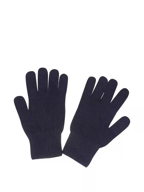 Paul Smith Cashmere Merino Gloves - Blue