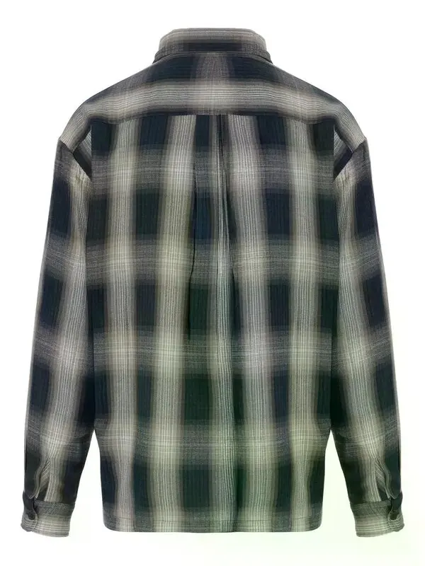 Carhartt Work In Progress Button Checked Shirt - Blue