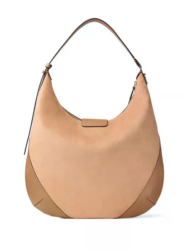 JIMMY CHOO Medium Bar Suede Shoulder Bag - Brown