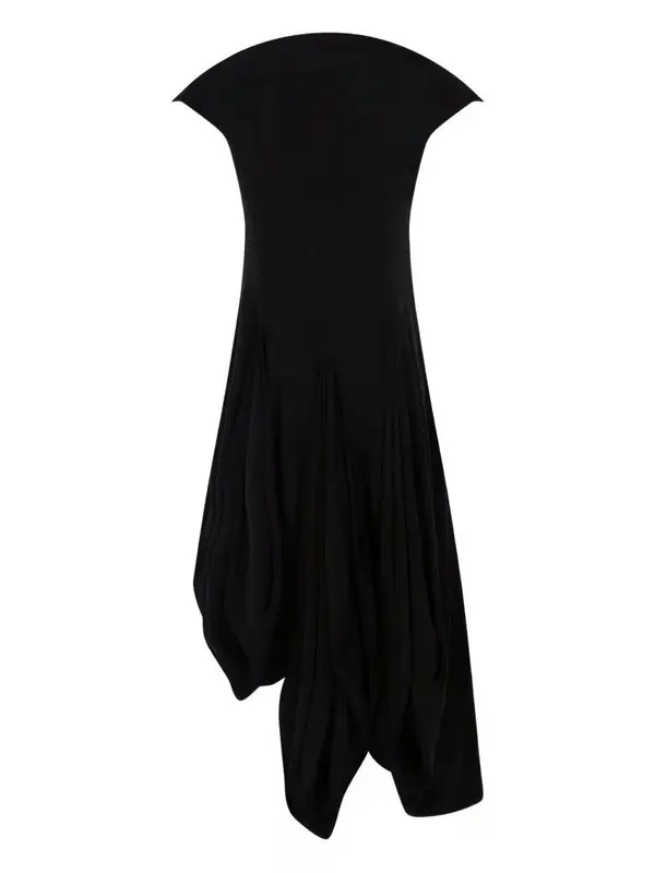 Yohji Yamamoto Asymmetric-hem Dress