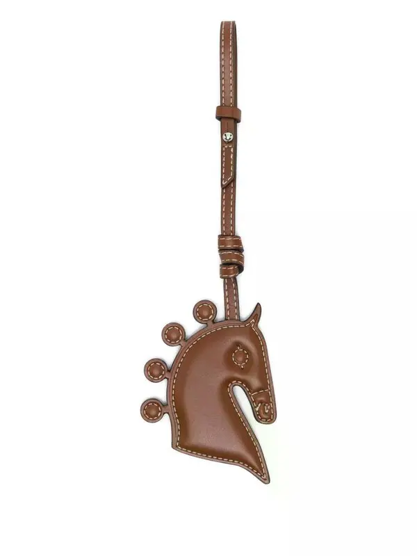 Max Mara Horse Keyring - Brown