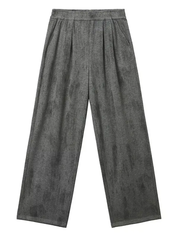 B+AB Pleated Trousers With Elasticated Waistband