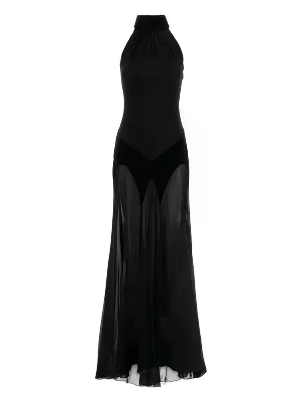 Alexander McQueen Sleeveless Maxi Dress - Black