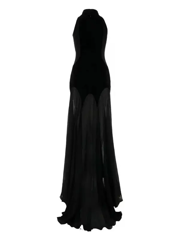 Alexander McQueen Sleeveless Maxi Dress - Black