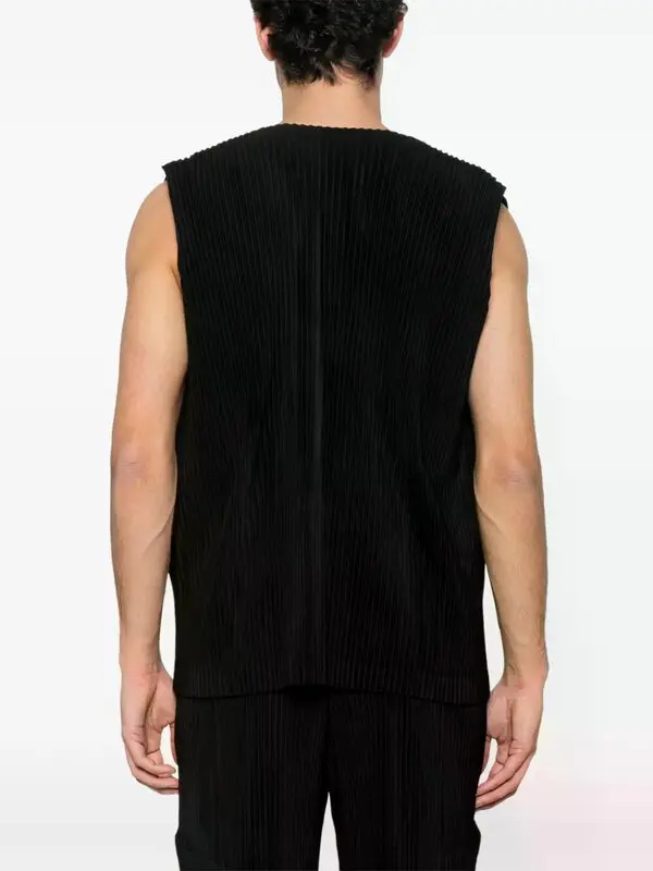 Issey Miyake Quarry Zipped Gilet - Black